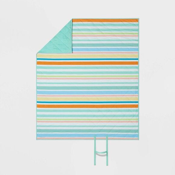Sun Squad | Other | Sun Squad Picnic Blanket Lightweight Durable Strip ...